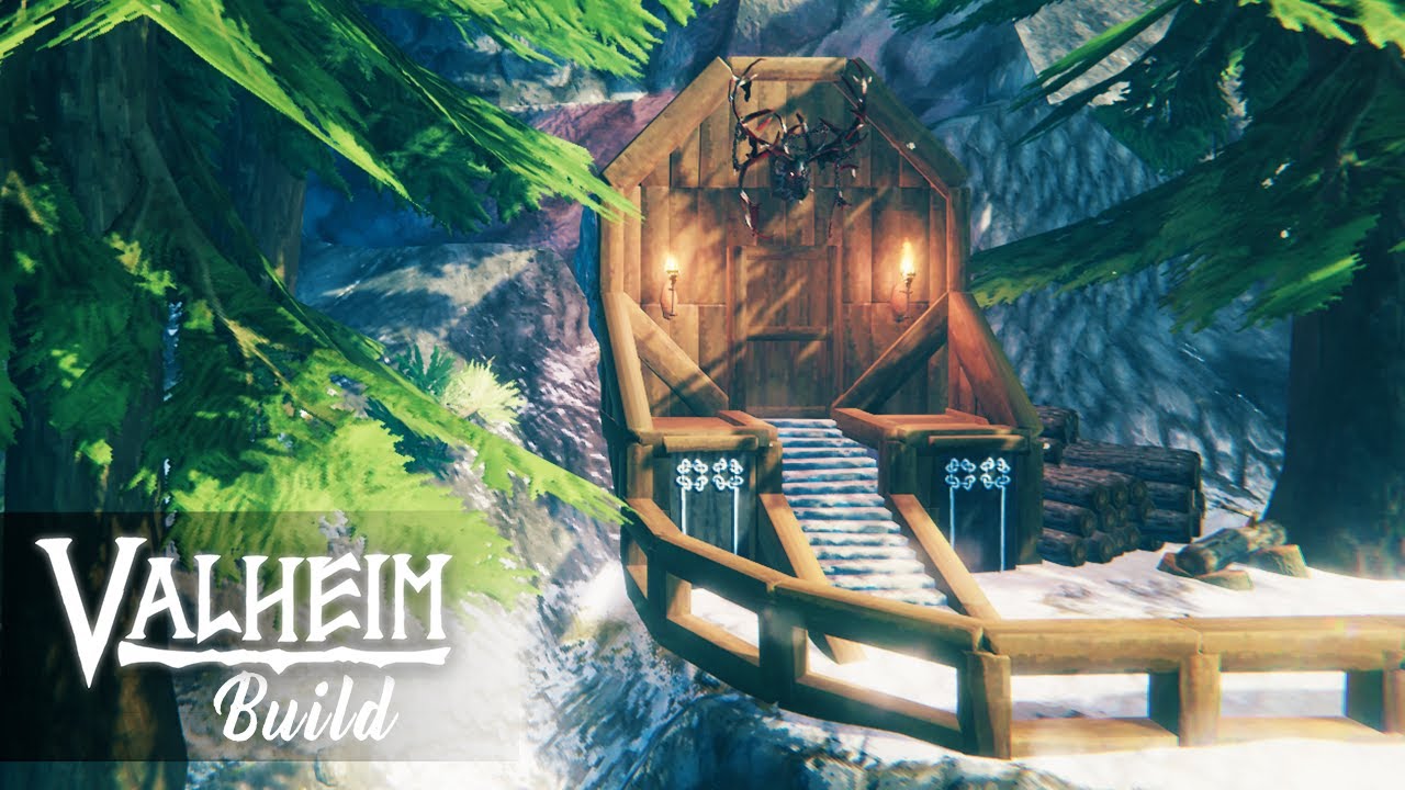 Valheim | How To Build a Mountain House - YouTube