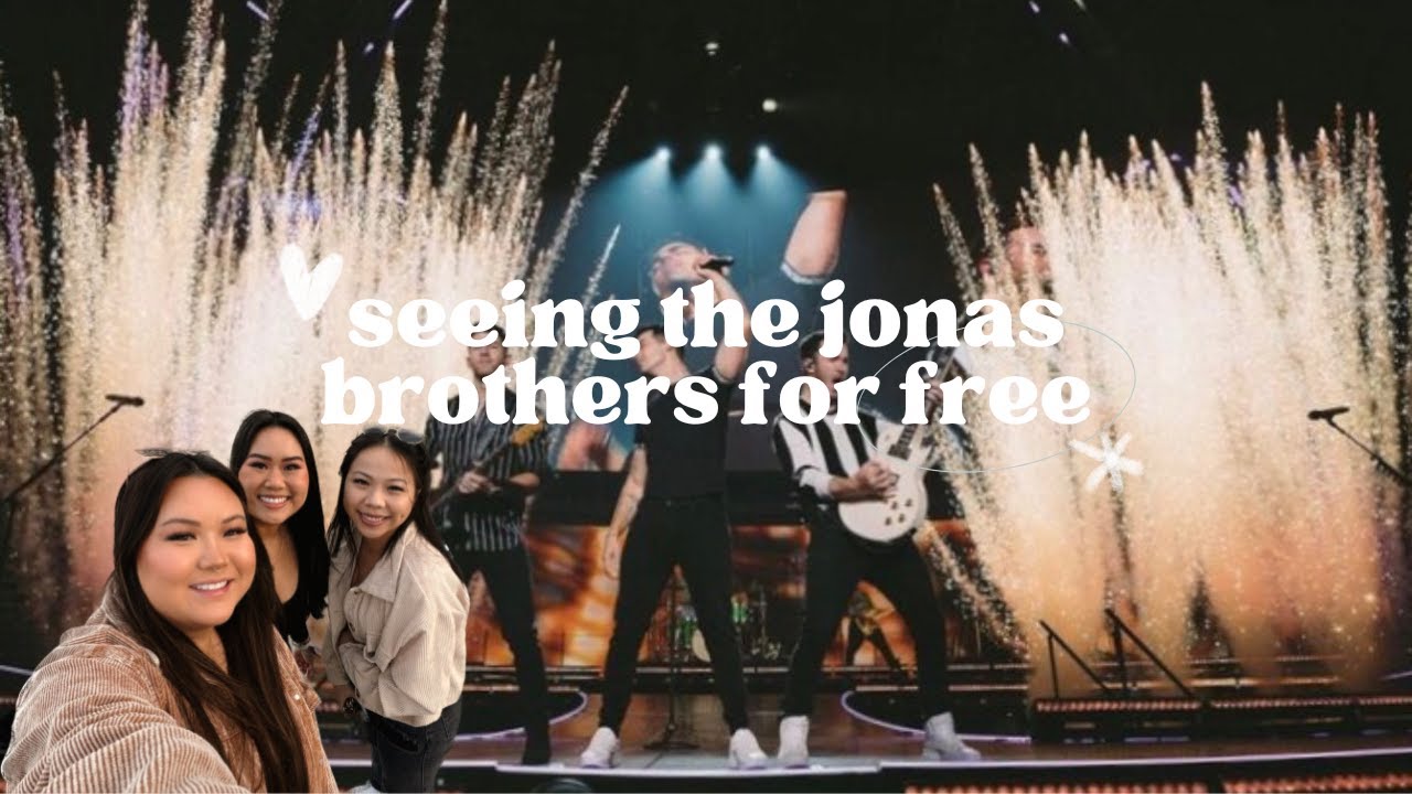 we saw the jonas brothers for free lol - YouTube