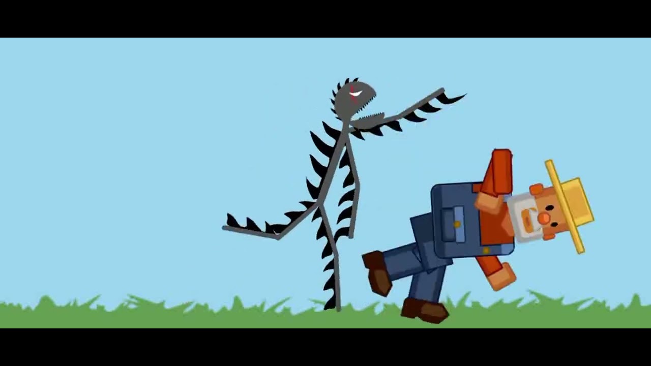 Stickman trio xJungle team Vs Community 1/Стикманы x Пак Джунглей Vs ...