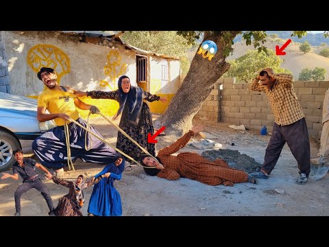 The first wife's parents arrive, and Omid gets into a fight with them.