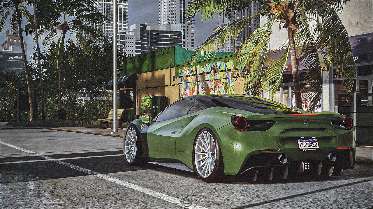 NFS Heat / Ferrari 488 GTB / Customization and Gameplay (Yummy) - YouTube