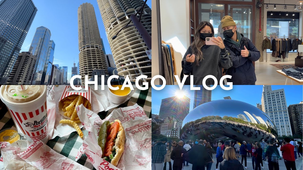 CHICAGO VLOG | eating & exploring the city !! - YouTube