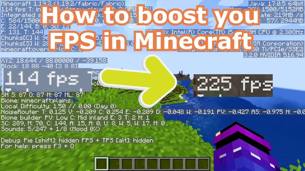How to boost FPS in Minecraft 1.19.2 - YouTube