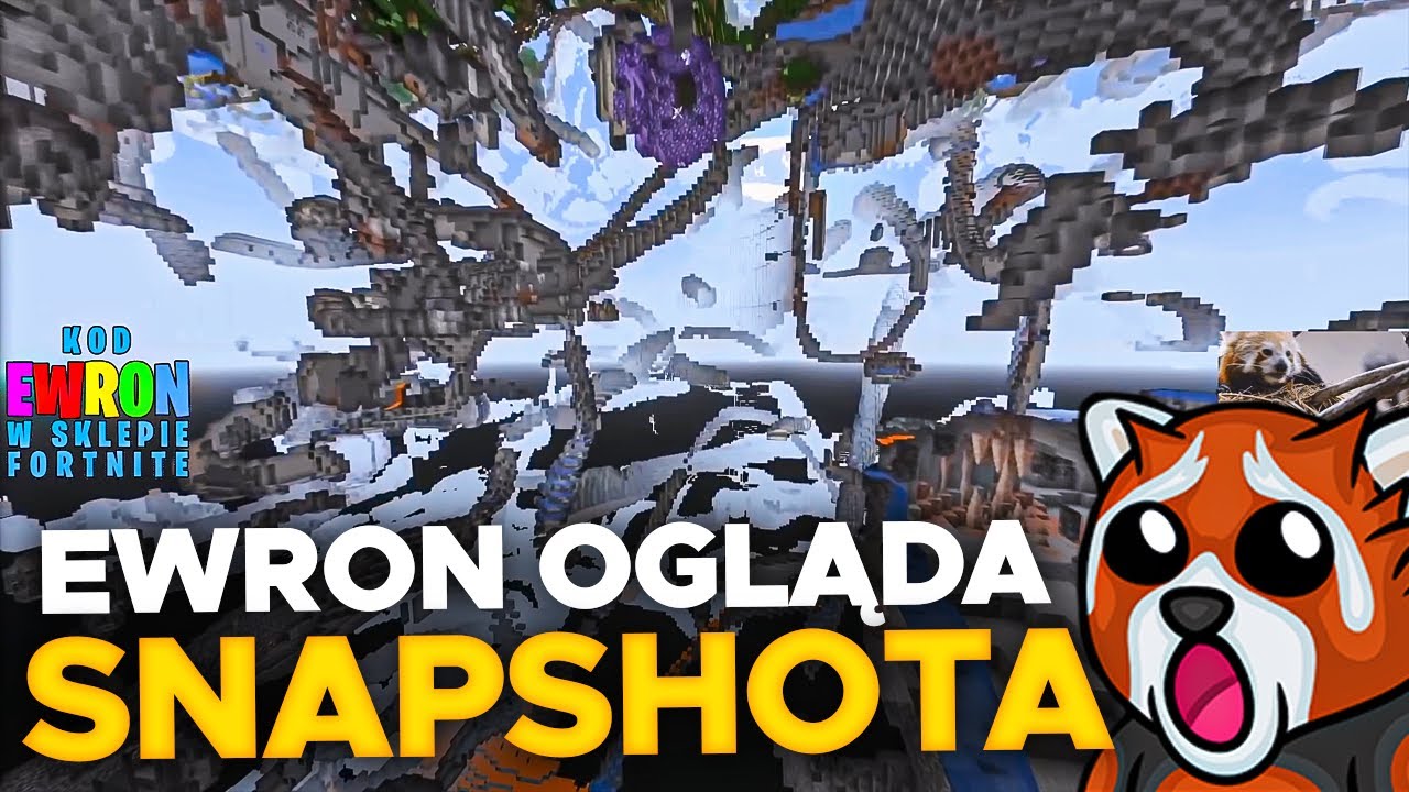 EWROON OGLĄDA NOWEGO SNAPSHOTA [21w17a] - YouTube