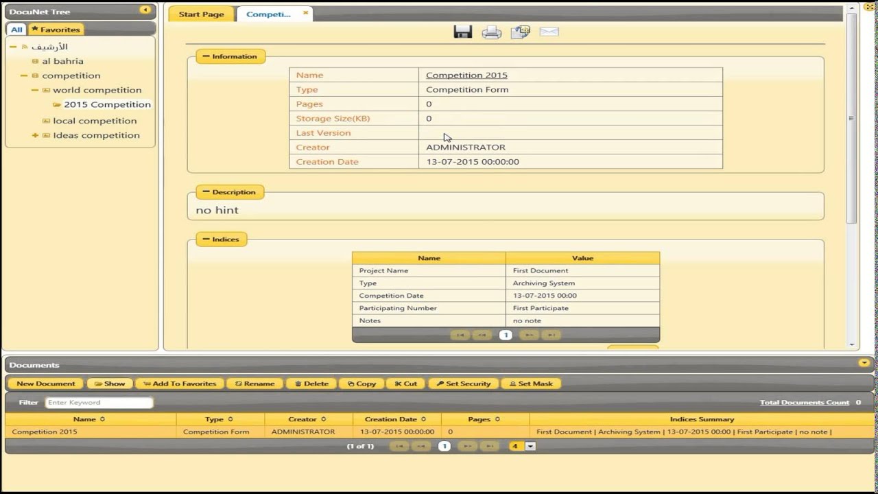 Docunet Web App Demo 2015 new Features - YouTube