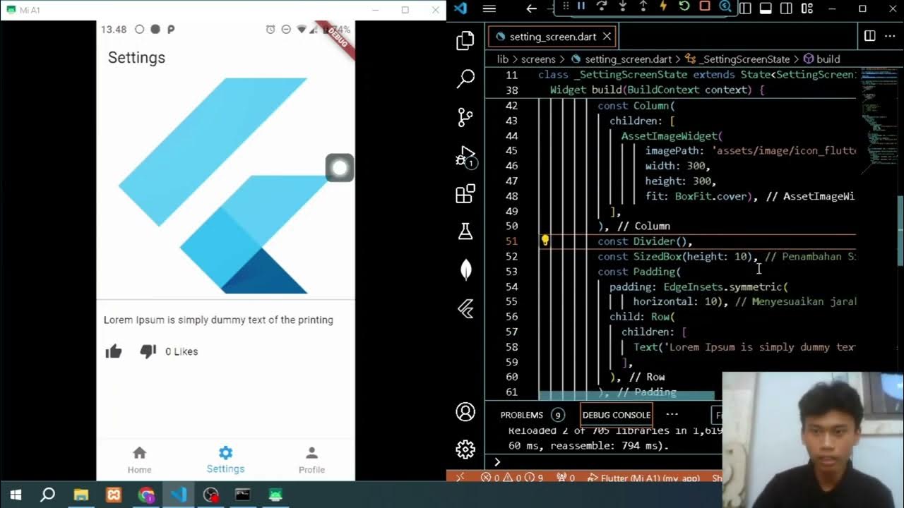 Pemrograman Mobile | Flutter Android Studio - 041 #mobileSIundiksha24 - YouTube