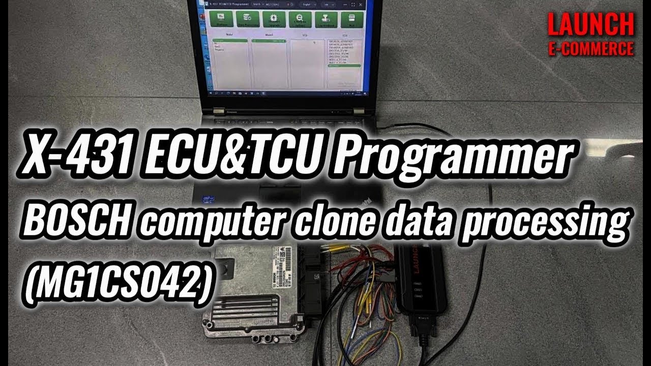 LAUNCH X431 ECU&TCU Programmer | BOSCH computer clone data processing ...