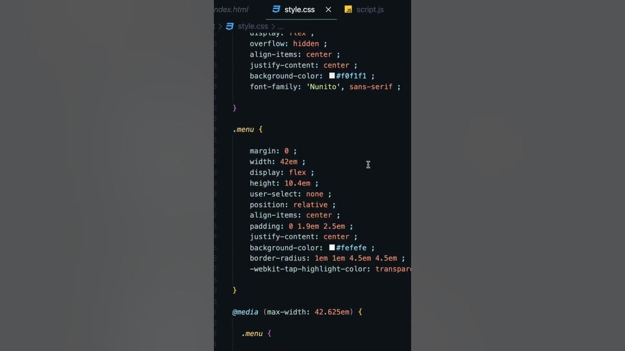 Animated Tab Bar Using Html Css And Javascript Mind Blowing Codepen 20 Html Css Javascript