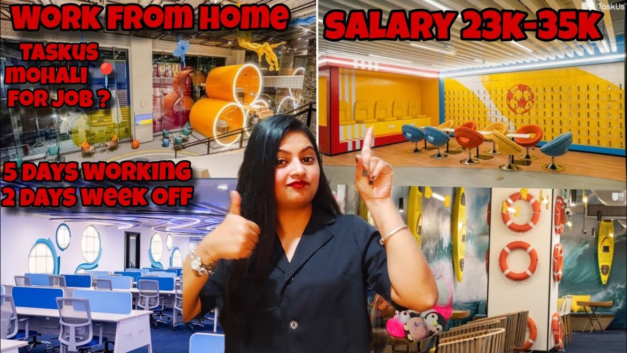 Taskus mohali sector 82 📍/ Work from home/job after 12th/ handsome ...