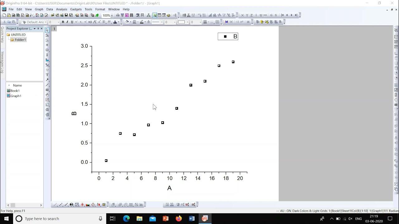 Linear fit | How to do straight line fit | Origin 9 - Tutorial | Basics ...