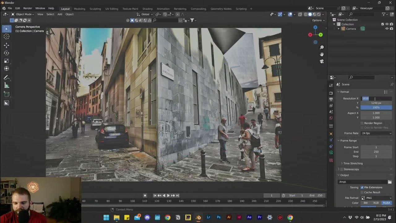 3D Architecture Models from Photos in Blender with the Perspective Plotter - YouTube