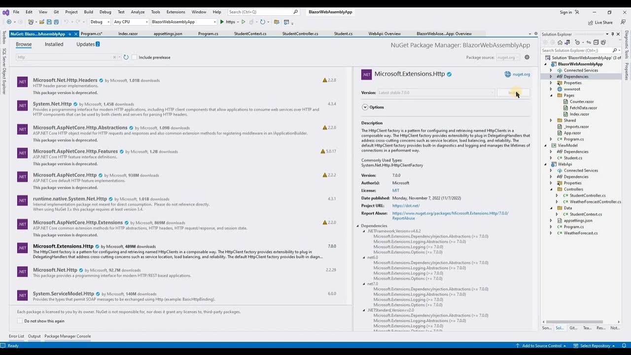 Blazor Webassembly Call Webapi Youtube