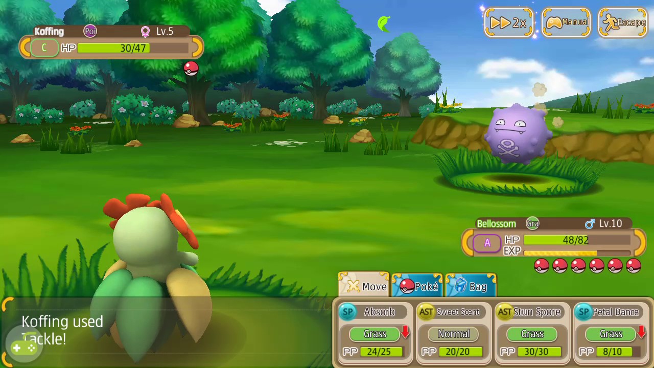 Pokemon hey monster caught Koffing - YouTube