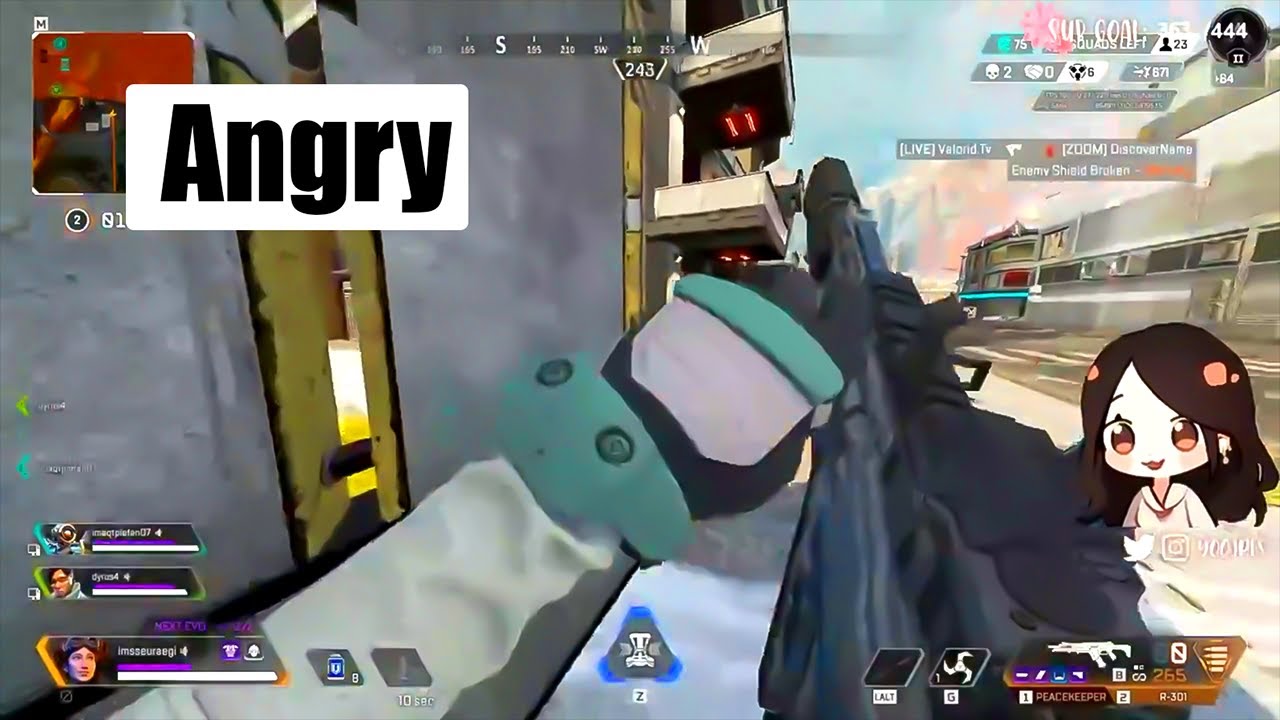 Angry Girl - Apex Legends - YouTube