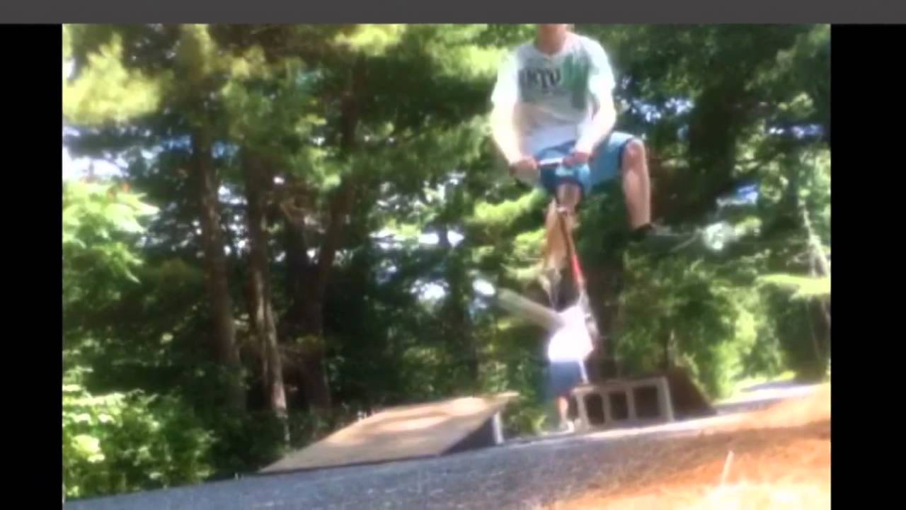 Sick Home Made Scooter Jumps - YouTube