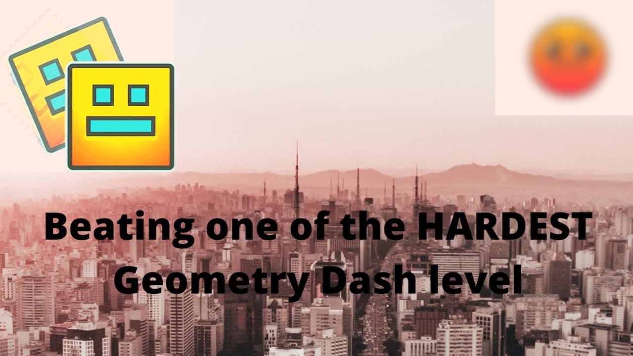 I Beat one of the HARDEST levels in Geometry Dash - YouTube