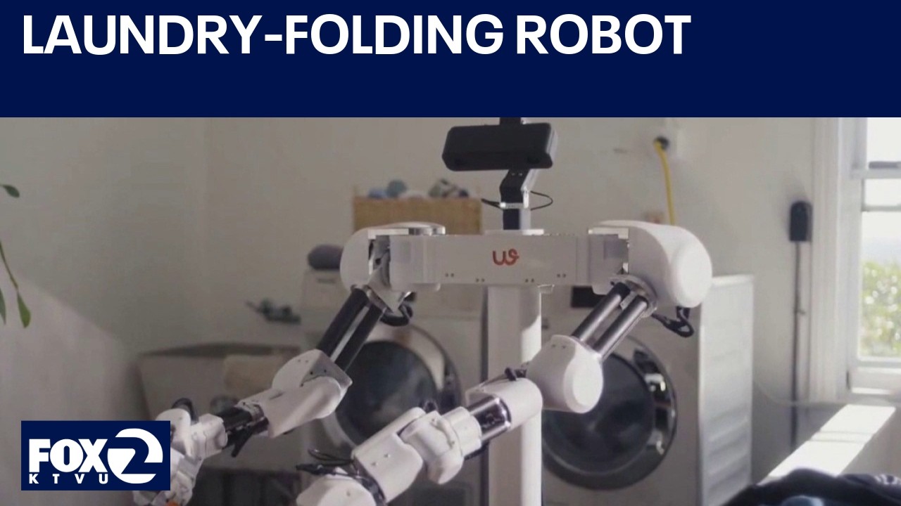San Francisco company debuts laundry-folding robot | KTVU - YouTube