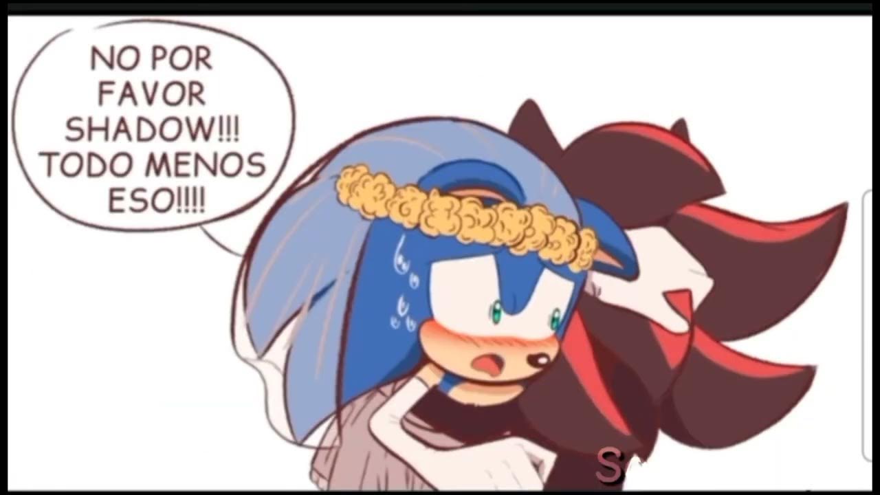 comic sonadow shadow x sonic - YouTube