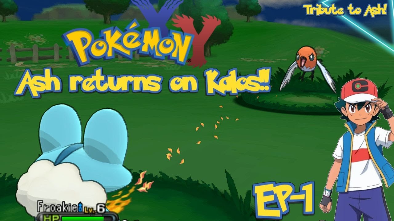 Ash Returns to Kalos! | Pokemon X&Y Gameplay EP01 In Hindi | Tribute to ...