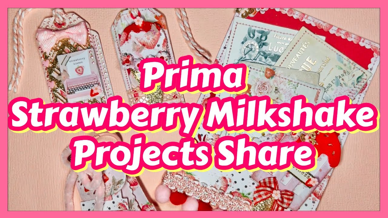 🍓 PRIMA STRAWBERRY MILKSHAKE PROJECTS SHARE FT. KOKOROSA | COME SEE!!! 🍓 - YouTube