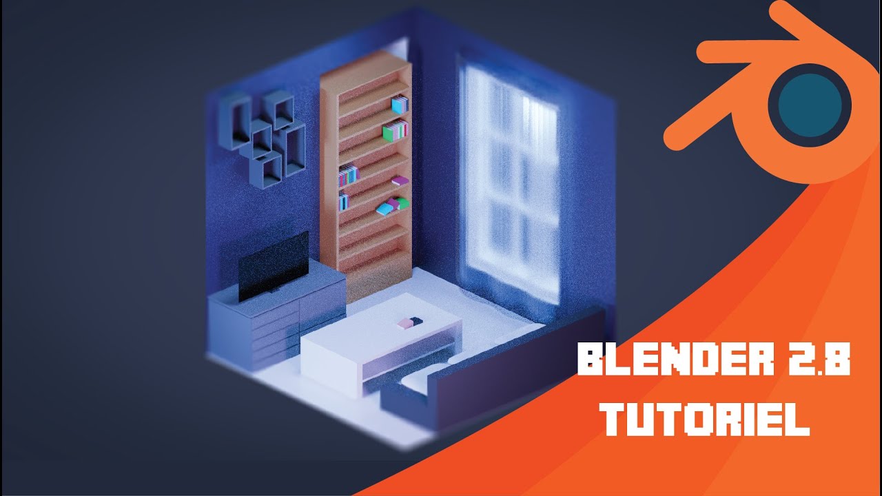 How to create isometric room in blender 2.8 - YouTube