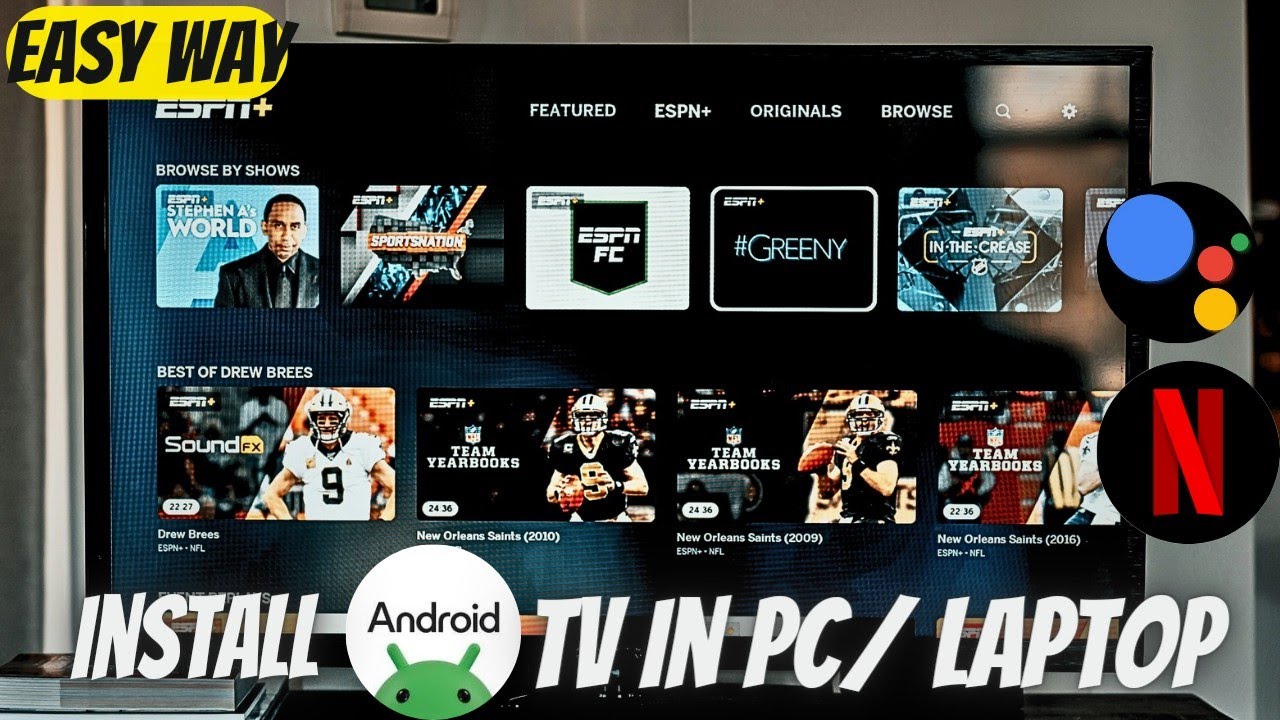 🔥 Install Android TV On Your Windows 11 PC / Laptop !! Run Pc In ...