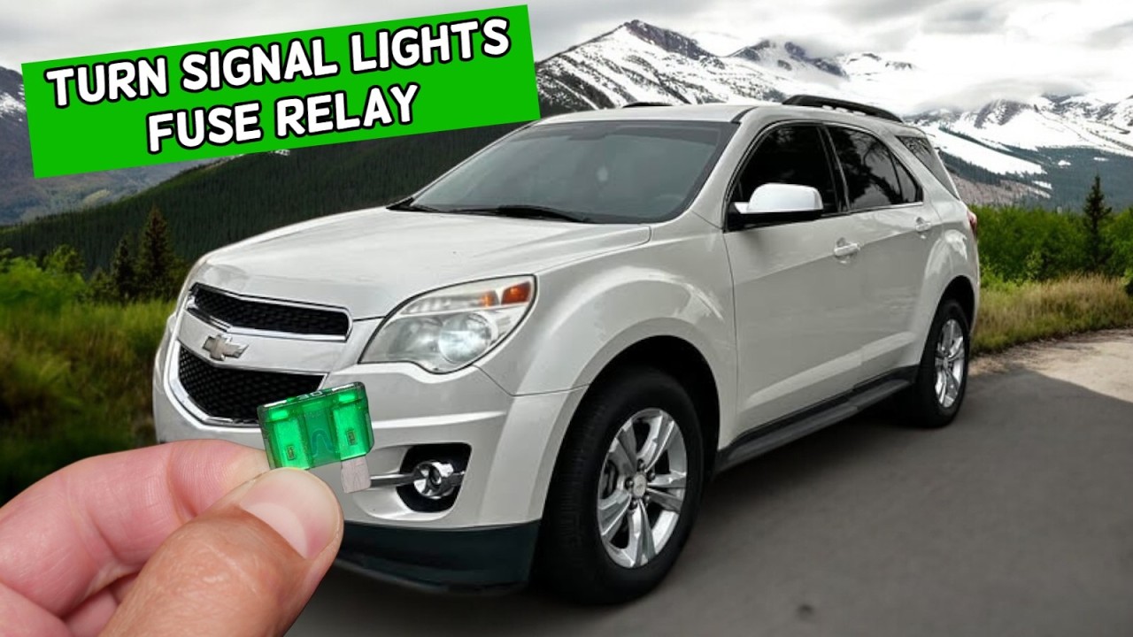 CHEVROLET EQUINOX Turn Signal Lights Fuse Relay Location Replacement ...