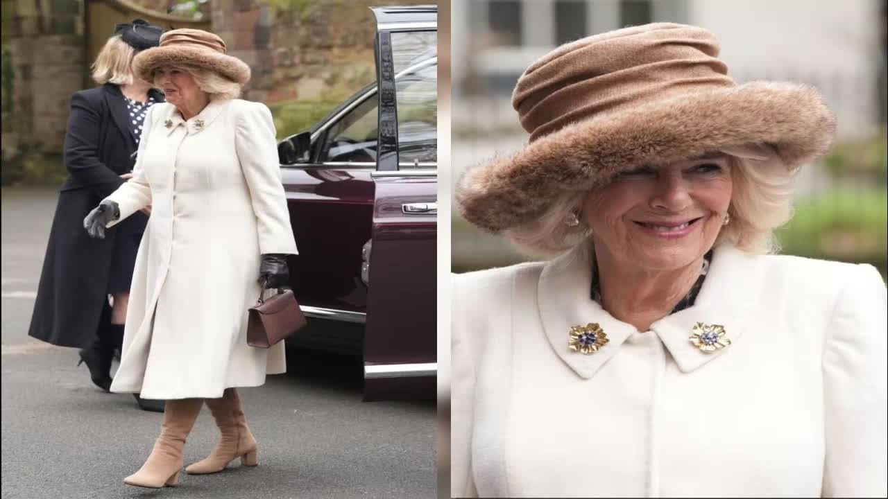 'Not my Queen!' Anti monarchy mob protest as Camilla arrives for Maundy ...
