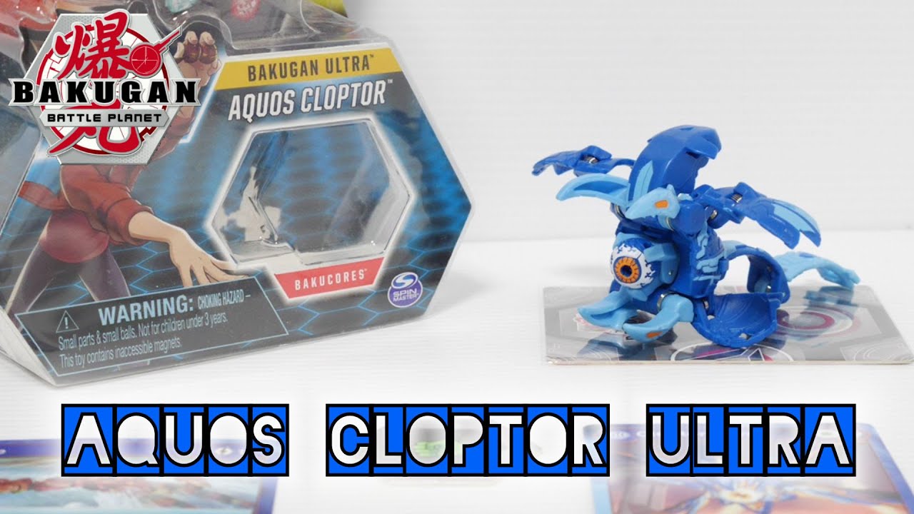 AQUOS CLOPTOR ULTRA Single Pack | Battle Planet | BAKUGAN UNBOX - YouTube