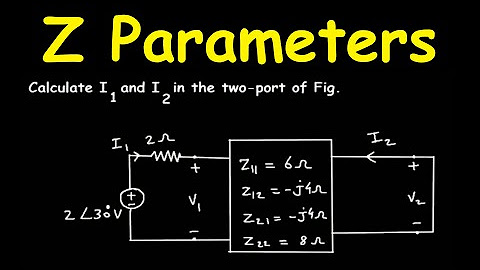 Z Parameters Of Two Port Network | Impedance Parameters | Two Port Network | Z Parameters Of Two ...