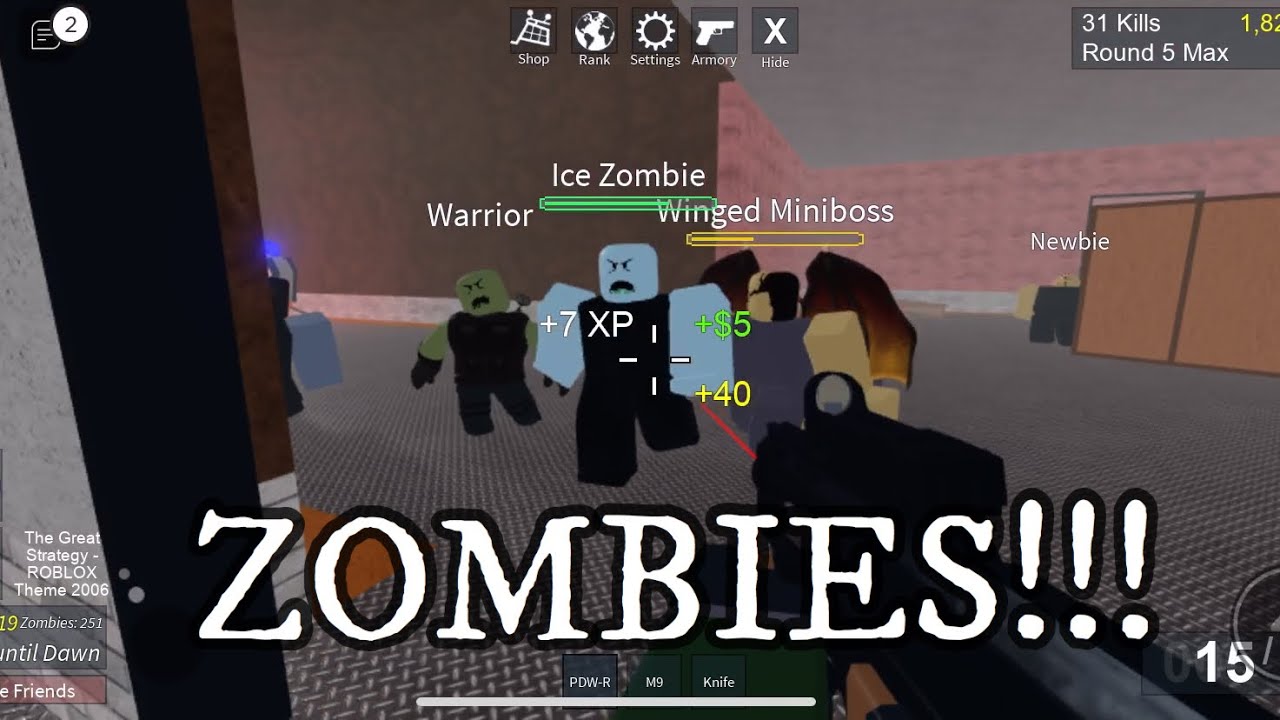 Roblox gameplay- Zombie Uprising - YouTube