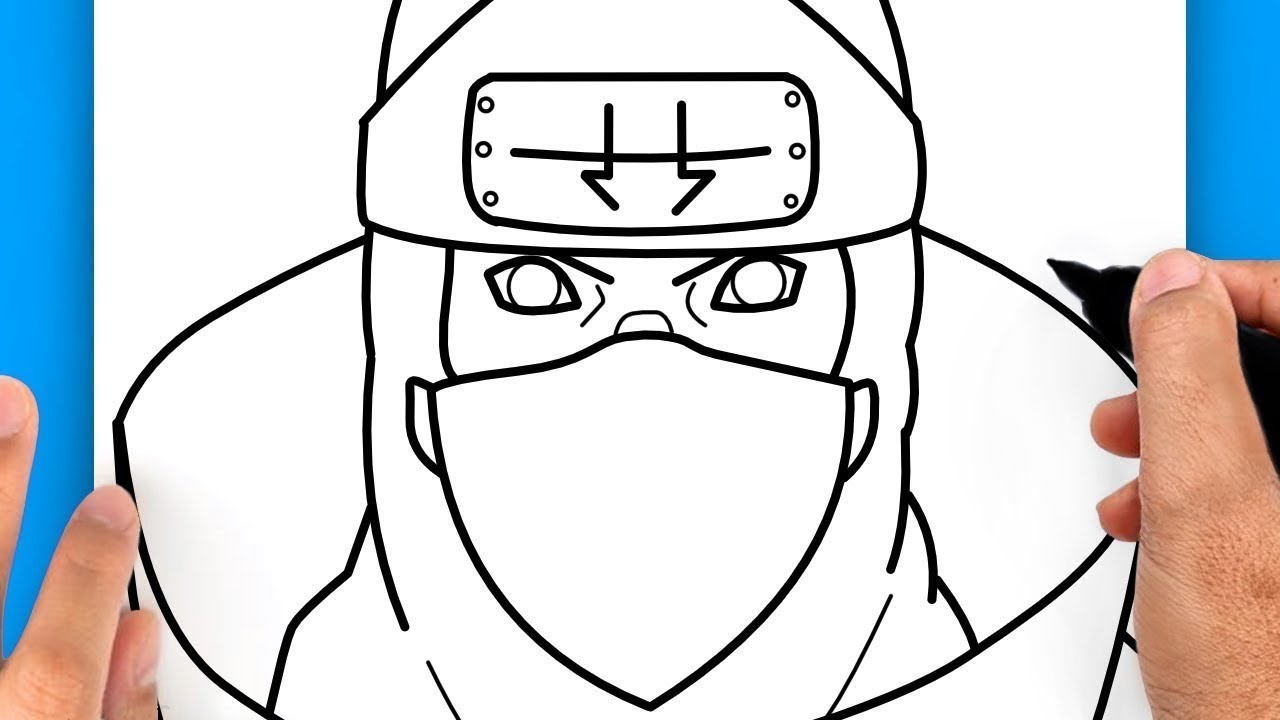 HOW TO DRAW KAKUZU (EASY KAKUZU DRAWING) - YouTube