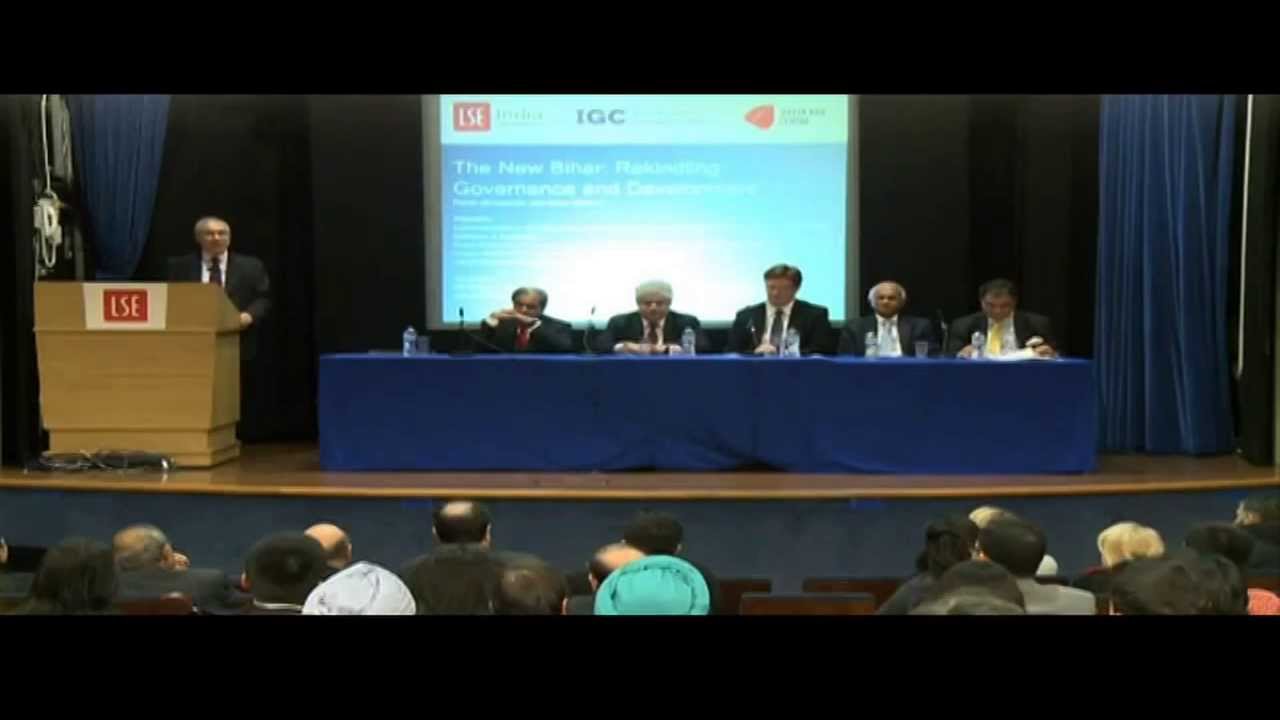 Bihar development model discussed at London School of Economics - YouTube
