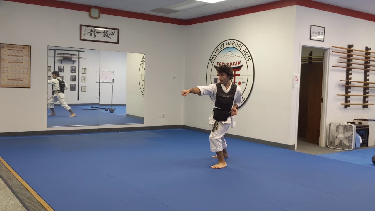 karate weight vest training - YouTube