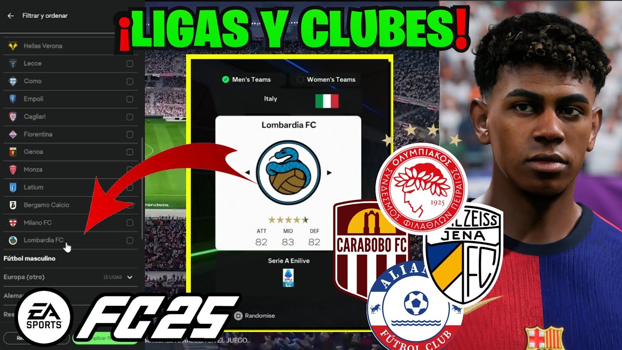 Por Fin Todas las Licencias de FC 25 (Ligas y Clubes) - YouTube
