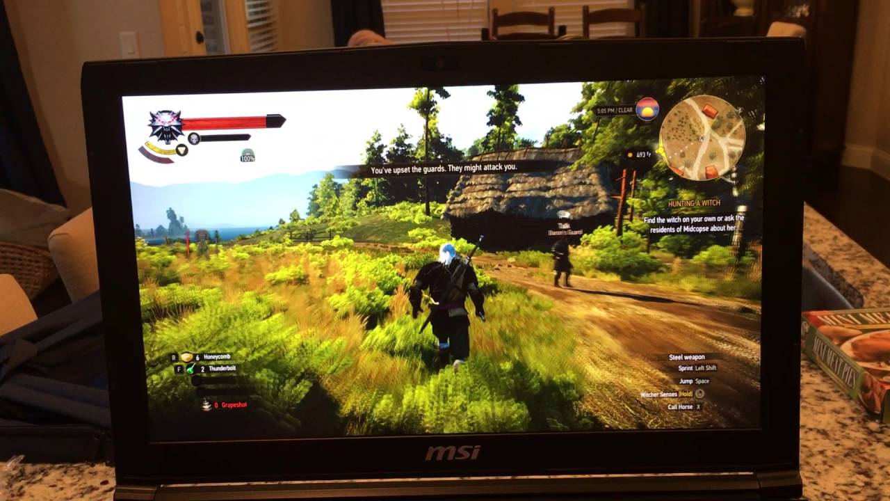 MSi Laptop Gameplay - YouTube