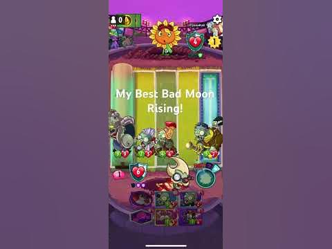 My Best PVZ Heroes Bad Moon Rising! - YouTube