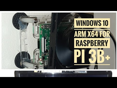 Preview Windows 10 Arm64 run on Raspberry pi 3B+ - YouTube