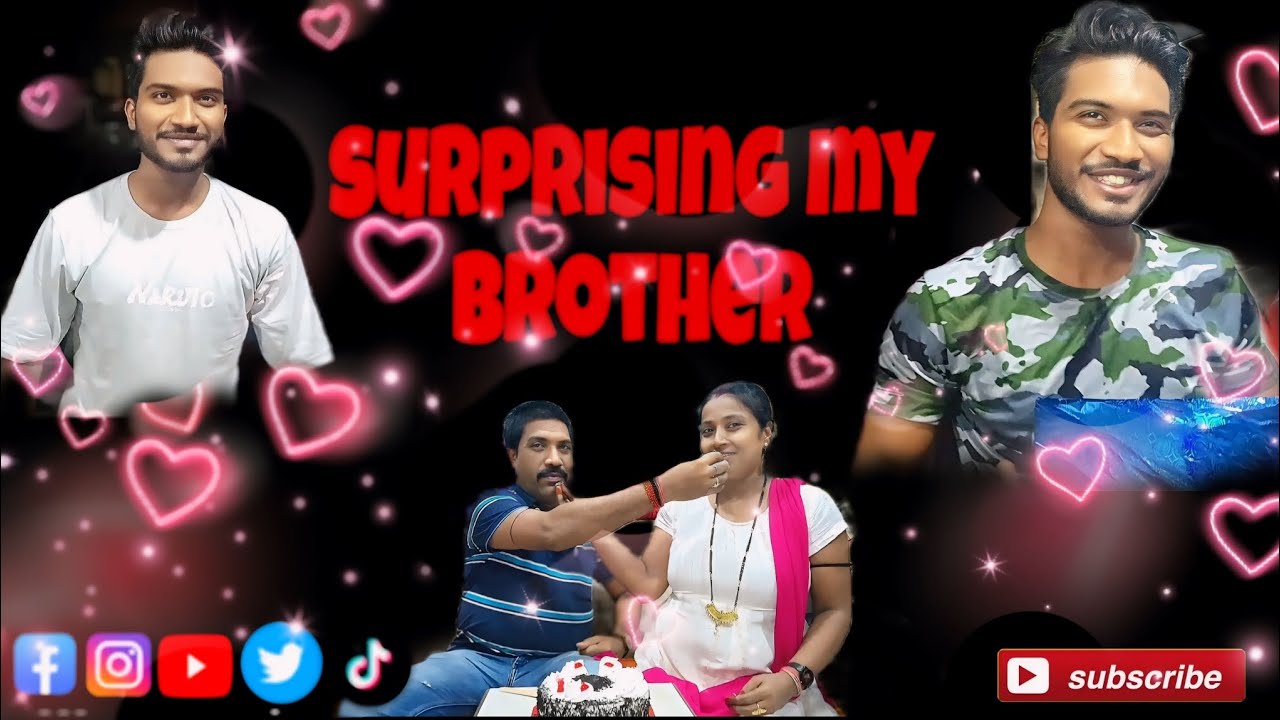 surprising my brother on brothers day #vlog#brother #brothersdaystatus ...