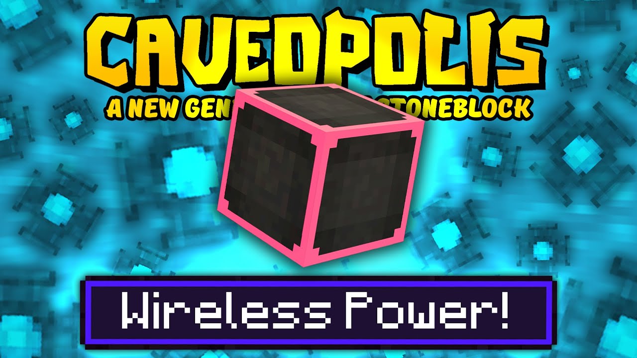 Minecraft Caveopolis Wireless Power And Niks Wood Problem 9 [modded