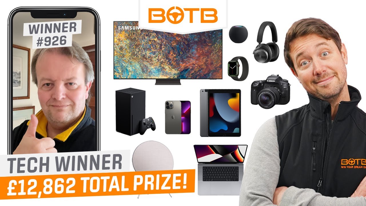 MASSIVE Tech Bundle Winner – BOTB Lifestyle Competition! - YouTube