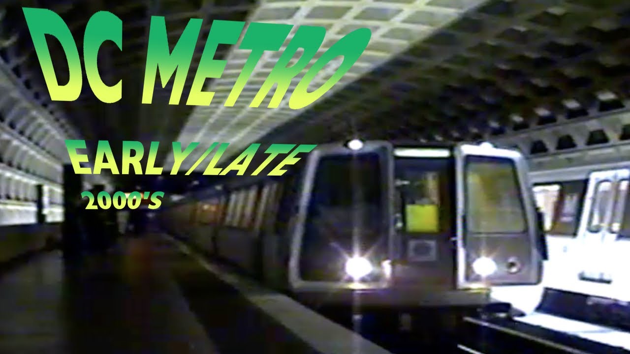 DC Metro Early/Late 2000's Yellow Line - YouTube