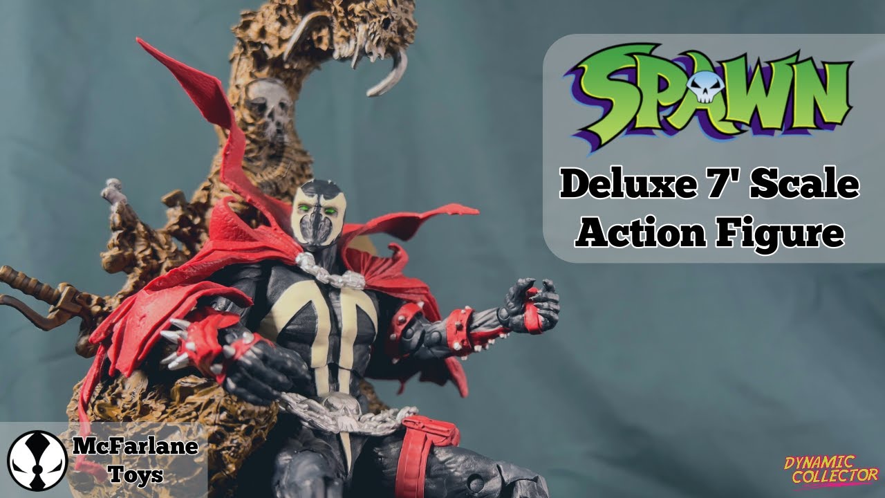 McFarlane Spawn Deluxe 7' Scale Action Figure Review - YouTube