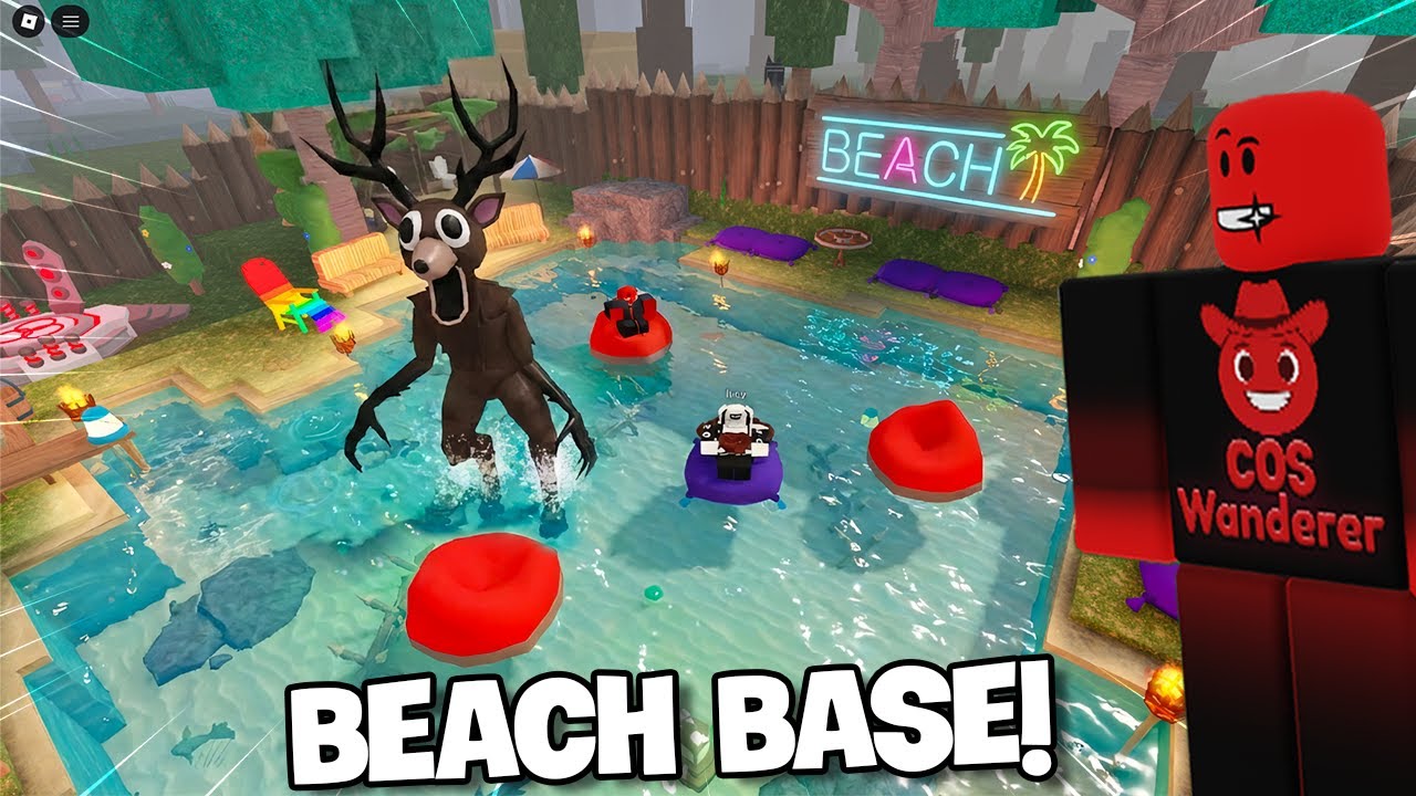 I Built the Ultimate Beach Base in 99 Nights in the Forest - YouTube