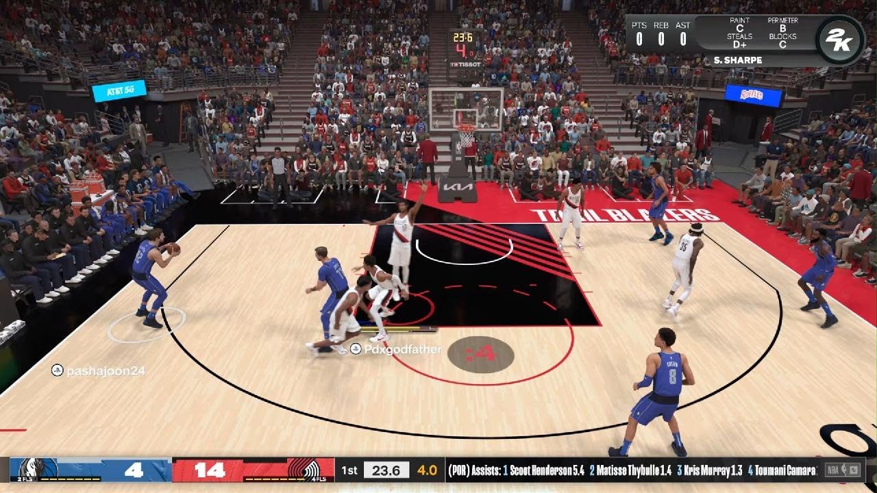 Anfernee Simons Buzzer beater! 2k24 Ps5 Gameplay! - YouTube