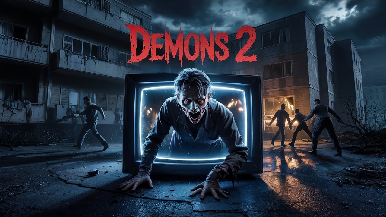 Demons 2 (1986) Explained | The Zombie Crawled Out Of The TV! - YouTube