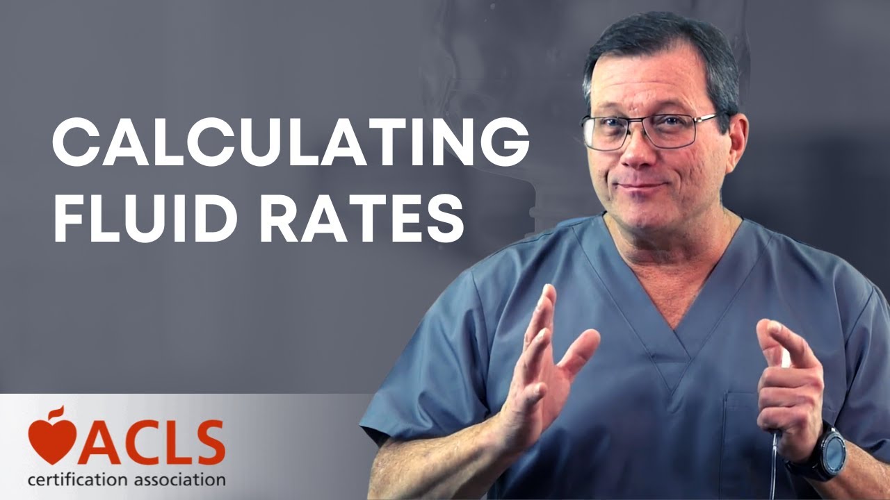 How Do You Calculate IV Drip Rates? | ACLS Certification Association ...