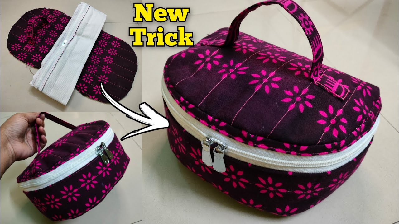 EASY WAY!! Multipurpose storage Box Pouch| DIY Storage bag /Makeup box ...