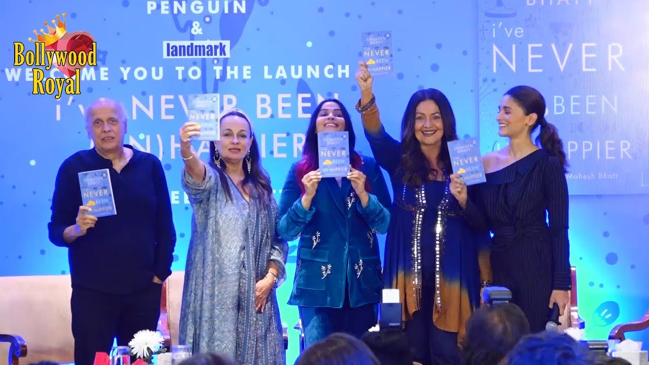 Launch Of Shaheen Bhatt Book By Soni Razdan,Mahesh,Alia,Pooja Bhatt ...