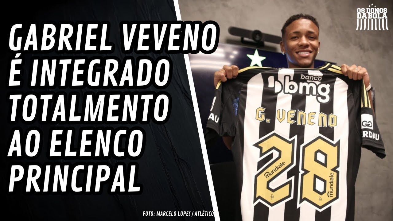 Gabriel Veneno é integrado totalmente ao elenco principal do Atlético ...